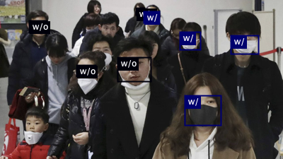 Mask detection with YOLOv5 - training and inference | djl